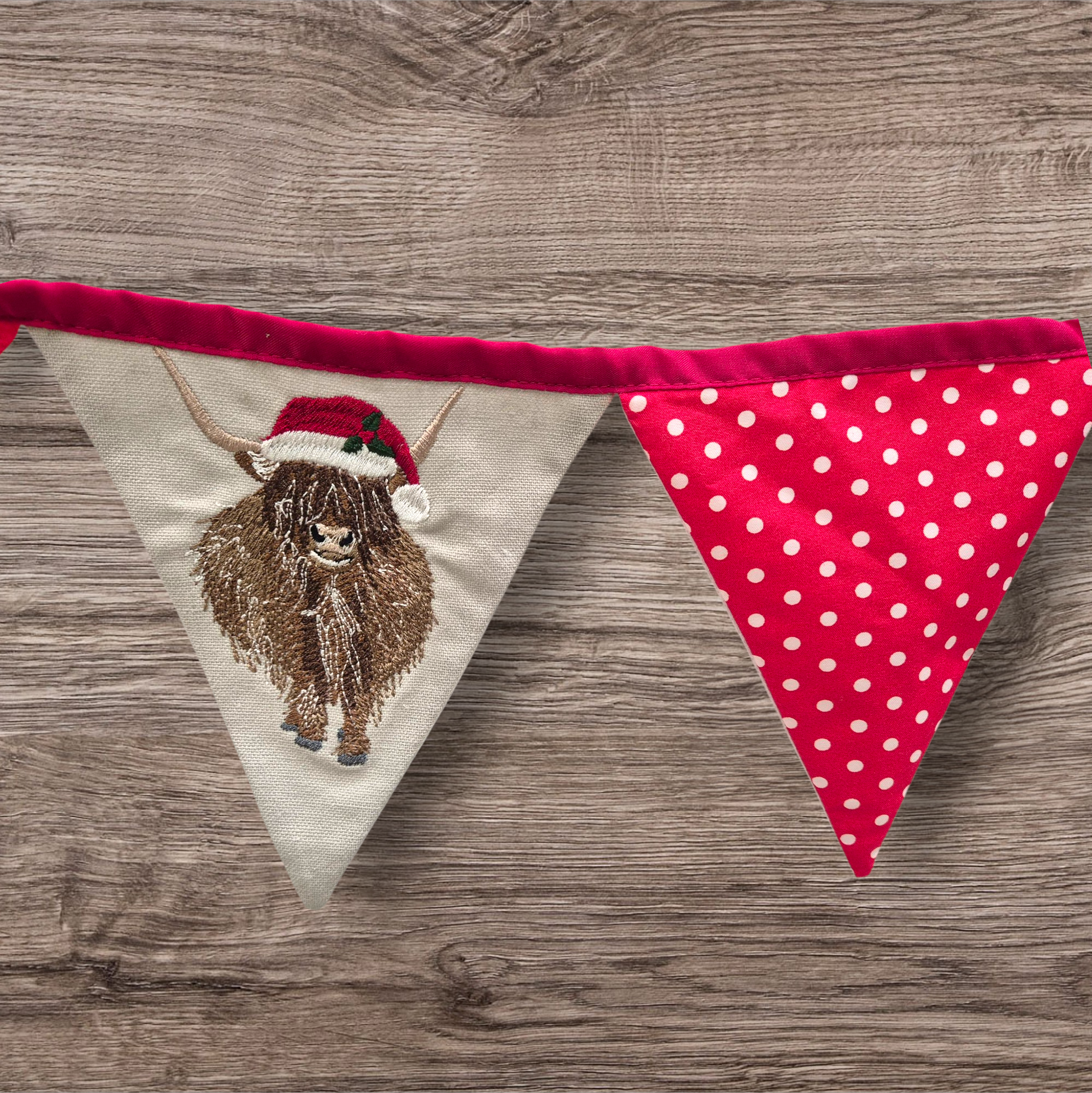 Highland Cow Christmas Bunting - Robertson's